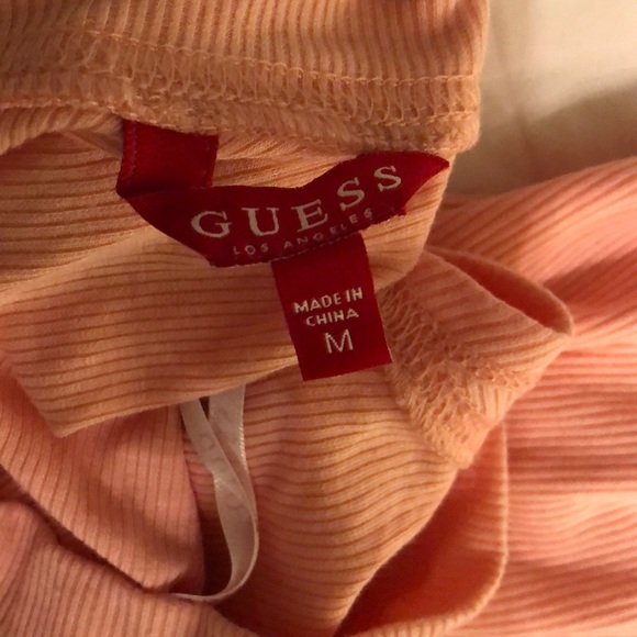 Guess | Dresses | Guess Peach Jersey Dress | Poshmark